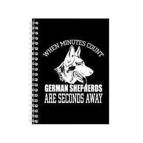 German Shepherds Notebook Dog Gift Idea Writing Book Notepad Pad 64 ...