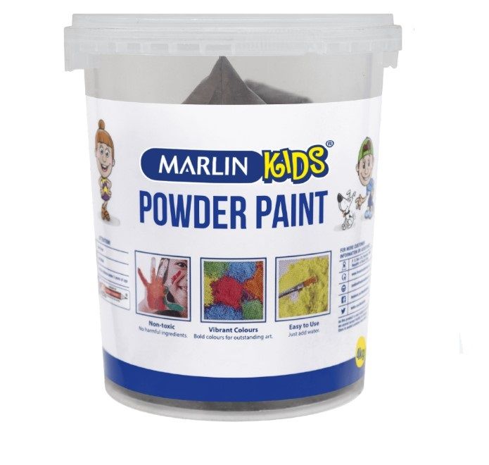 Marlin Kids - 4kg Paint Powder Bucket -Black | Shop Today. Get it ...