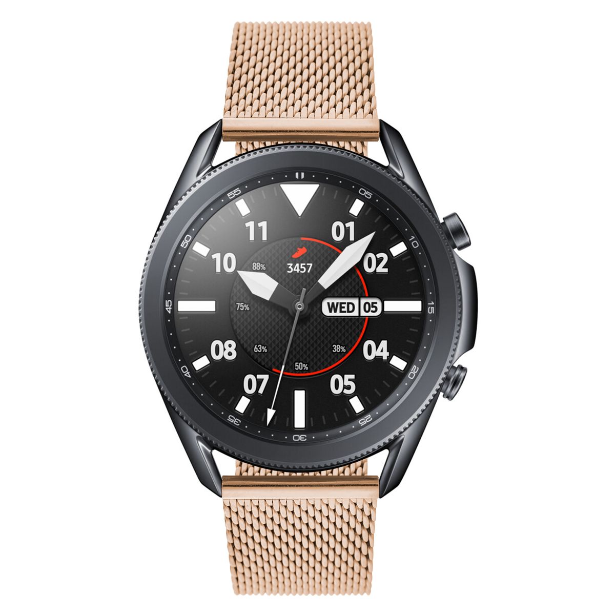 Colton James Premium Mesh Strap for 45mm Samsung Galaxy Watch 3 - Rose ...