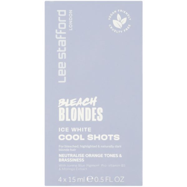 Lee Stafford Bleach Blondes Cool Shots Ice White 4x15ml X 2 | Shop ...