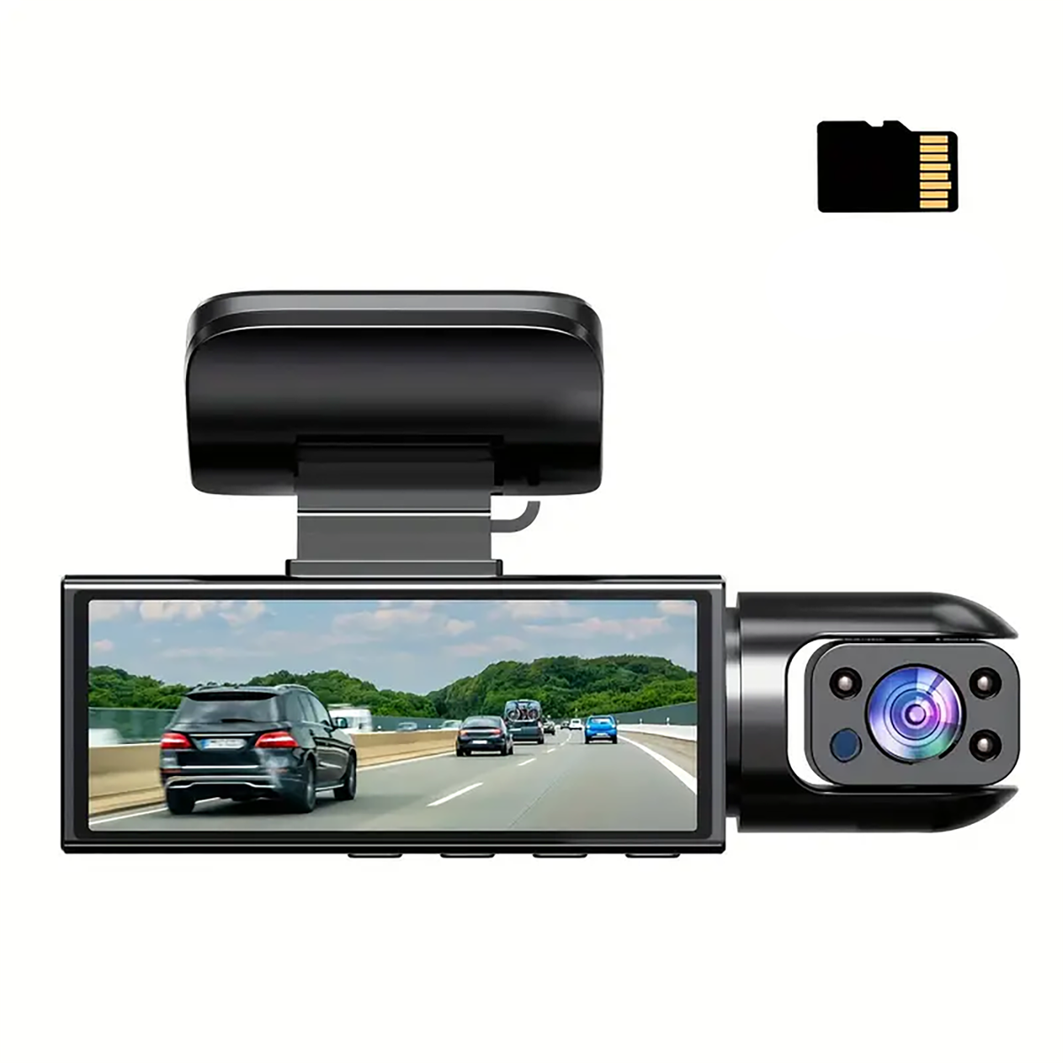 1080P Dual Camera Dash Cam For Cars With IR Night Vision Dash Camera ...