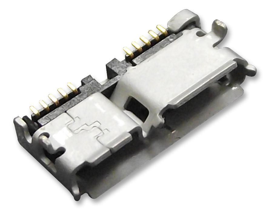 Hirose (ZX360D-B-10P(30)) USB Connector, Micro USB Type B, USB 3.0 ...