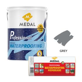 Medal - Professional Waterproofing Paint 5L - Grey | Shop Today. Get it ...