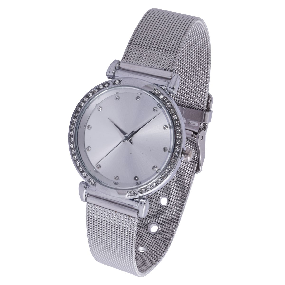 Digitime Sparkle Mesh Watch - Silver | Shop Today. Get it Tomorrow ...