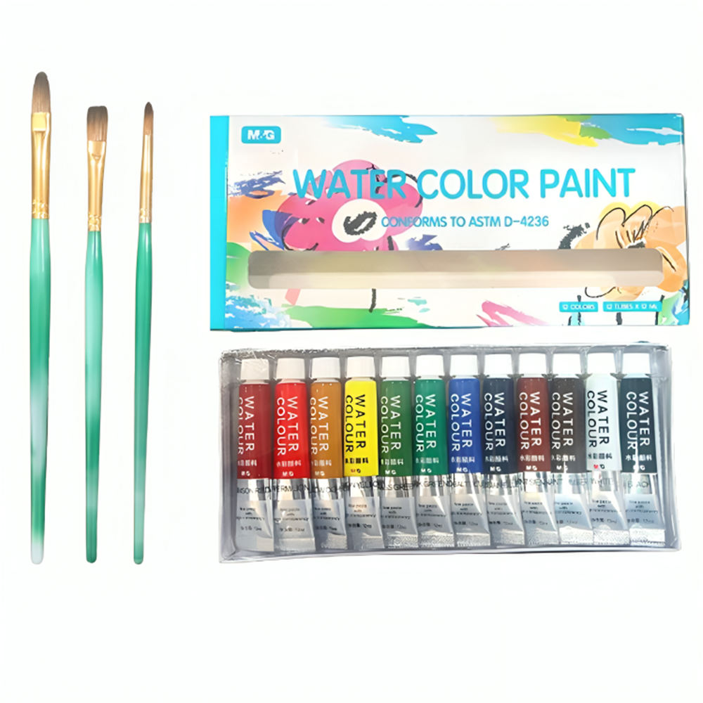 3 pcs Art Brush Set With M&G Water Color Paint | Shop Today. Get it ...