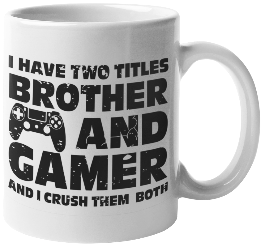 Brother and Gamer PS4 Coffee Mug v2 | Shop Today. Get it Tomorrow ...