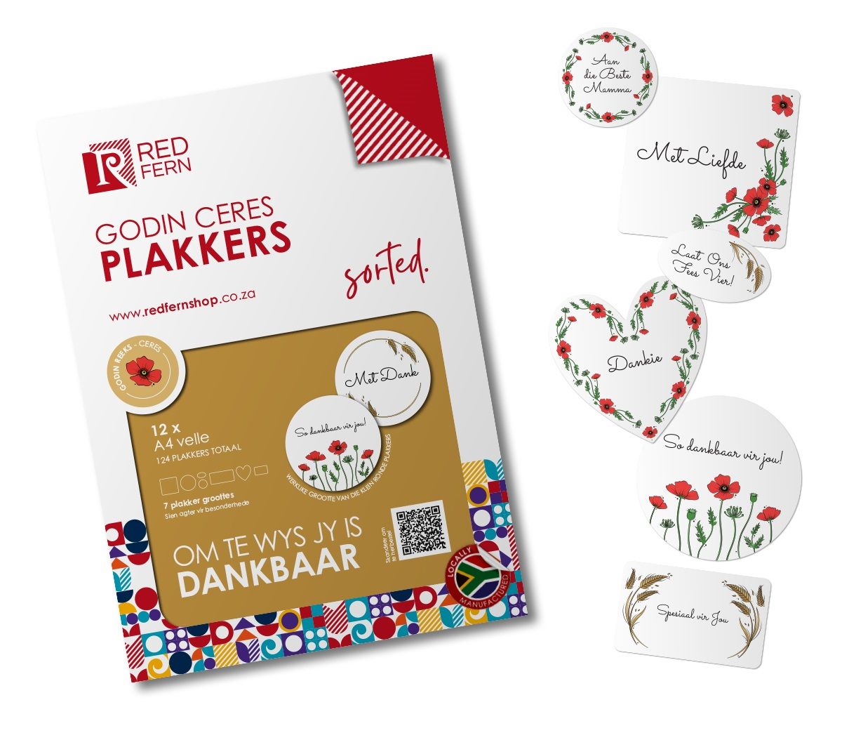 Redfern Goddess Gifting Self-Adhesive Label Pack Ceres (Afrikaans ...