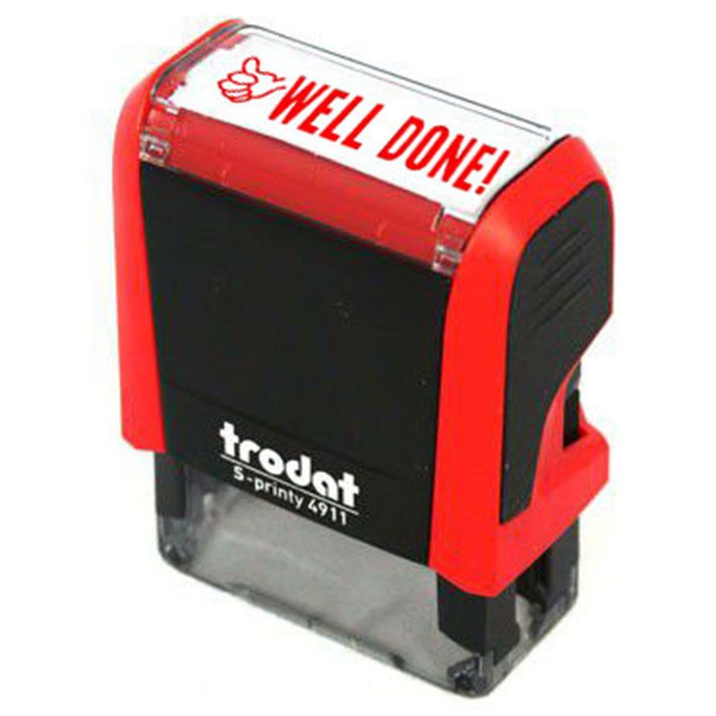 Trodat Ready to use Teacher Stamp Well Done Stamp | Shop Today. Get it ...