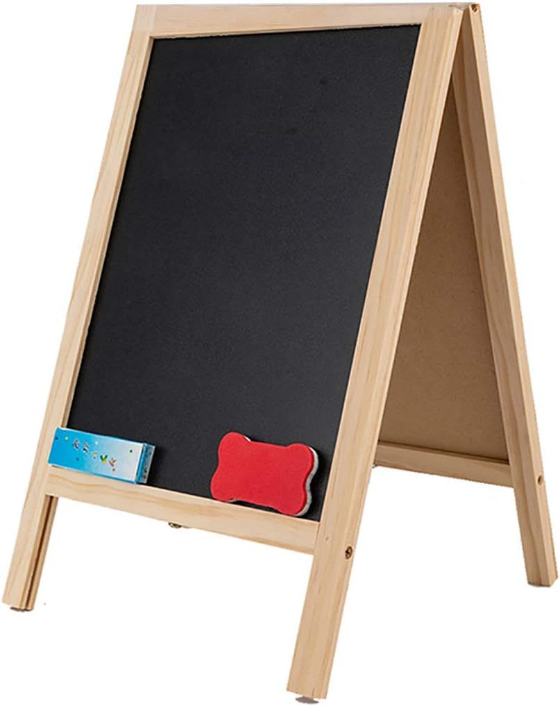 Double-Sided Foldable Wooden Chalk Board BCB-12 | Shop Today. Get it ...