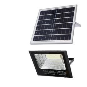 Remote Control Outdoor Ip67 Waterproof Solar Light Led Flood Lamp 200W ...