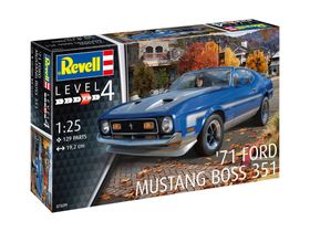 Revell 1/25 71 Ford Mustang Boss 351 Car Plastic Model Kit | Shop Today ...