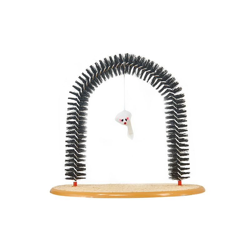Arch-shaped hair brush for cats to relieve itching and rub their fur ...