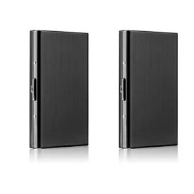 2-piece Stainless Steel Credit Card Holder Metal Credit Card Protector ...