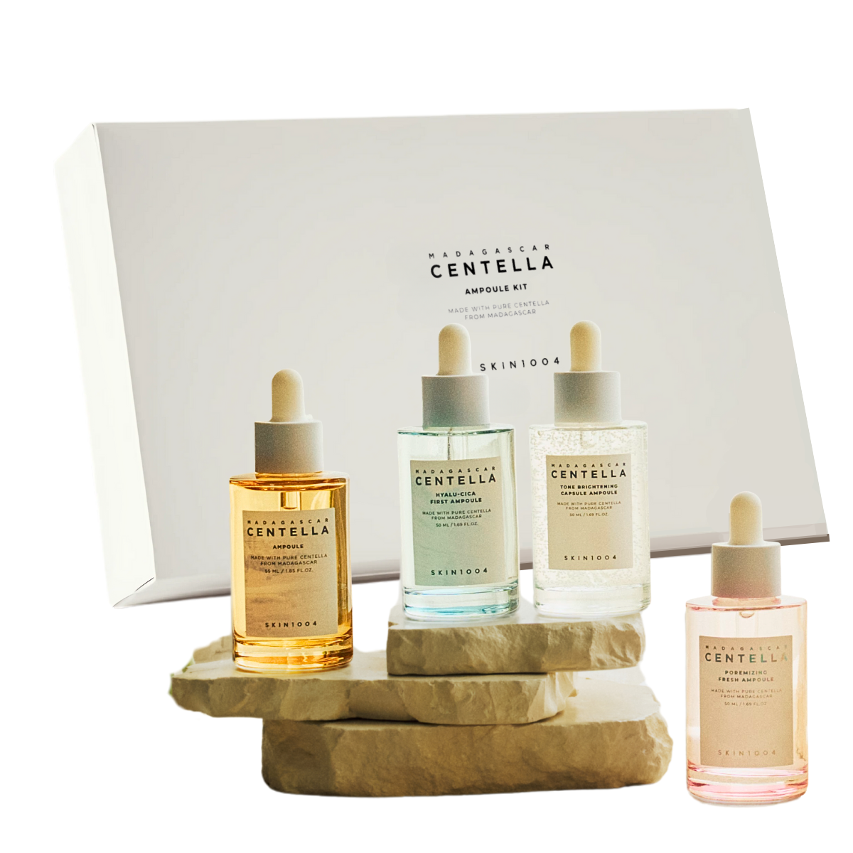 SKIN1004 Centella Face Serum Set Korean Ampoule -Soothing & Spot ...