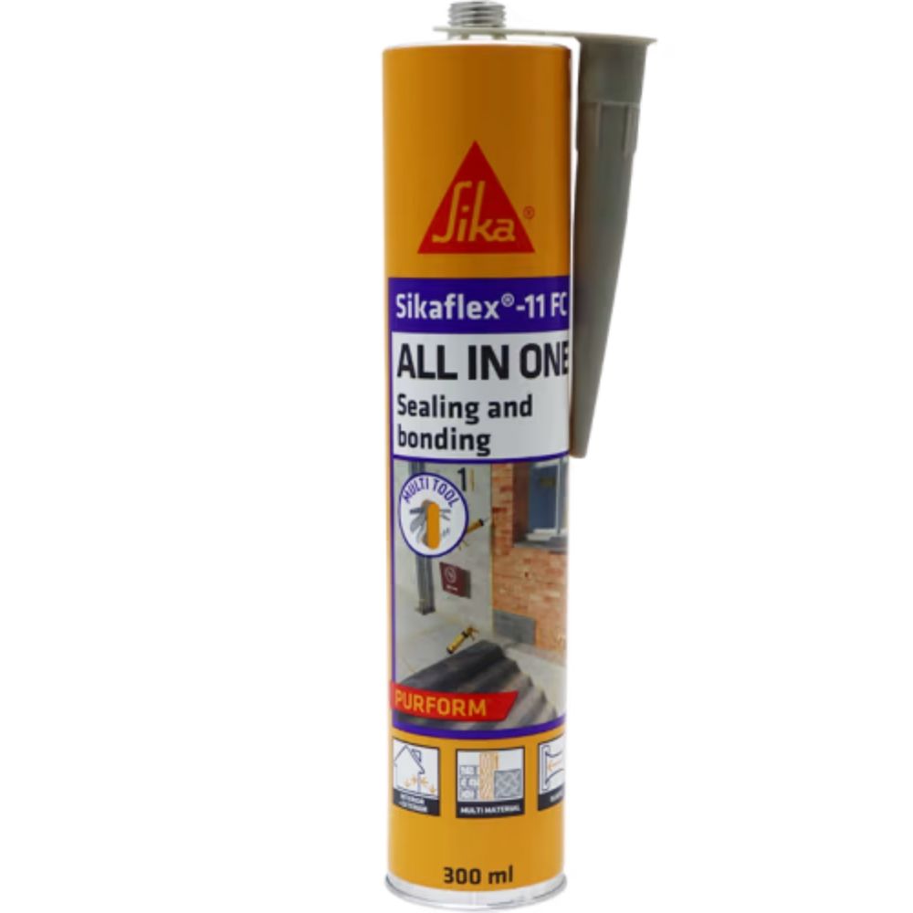 Sikaflex - All-in-One Elastic Adhesive & Joint Sealant 11FC Grey ...