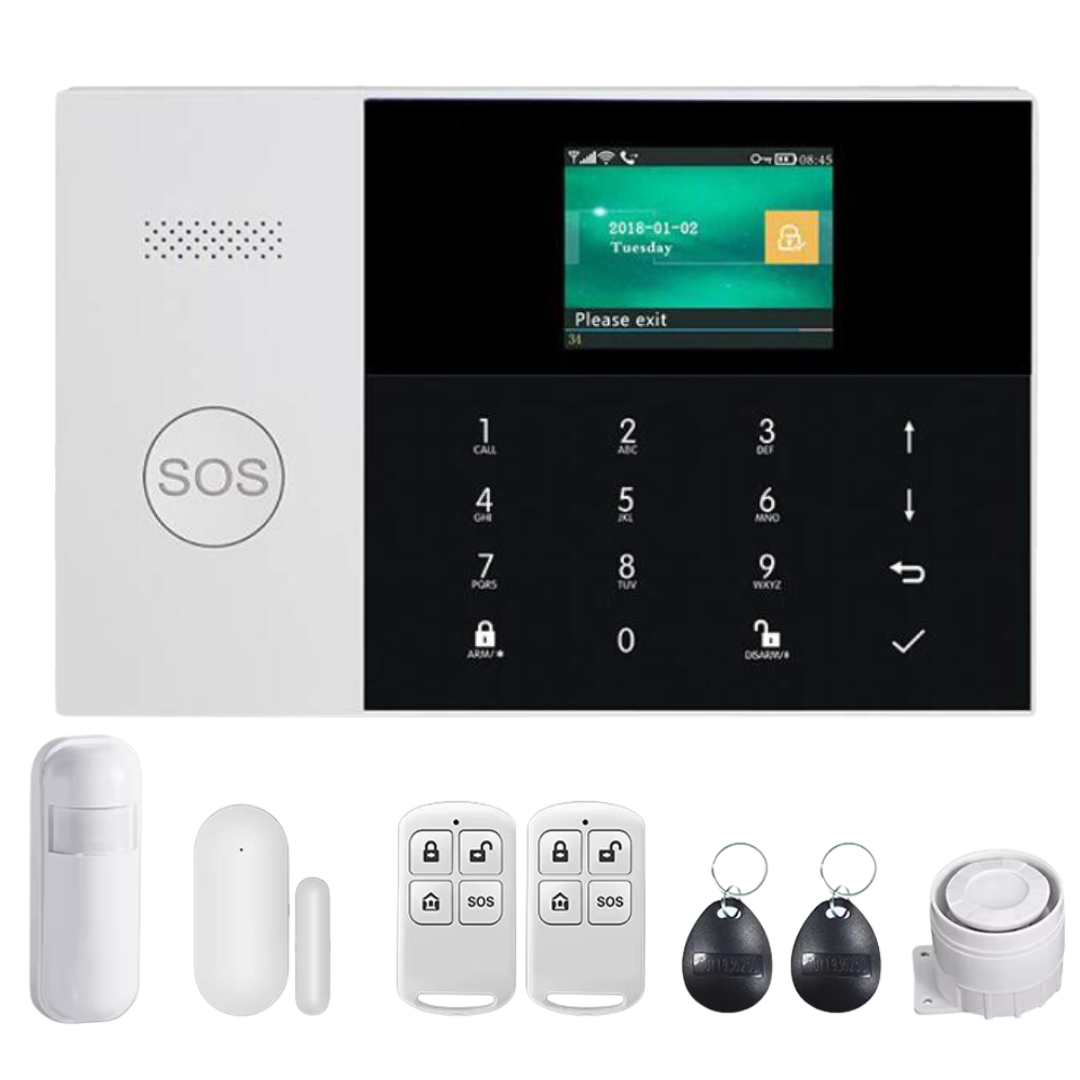 Wireless Home Security Alarm System: WiFi 2.4G + GSM | Shop Today. Get ...