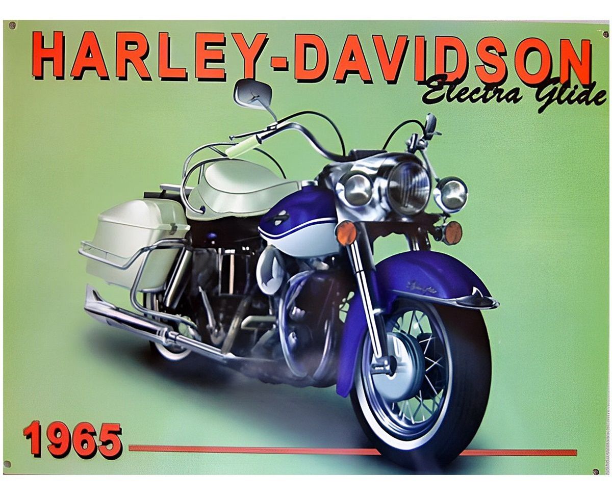 Harley-Davison Electa Glide Vintage Style Metal Bar Sign for Bar Wall ... Harley-Davison Electa Glide Vintage Style Metal Bar Sign for Bar Wall ...