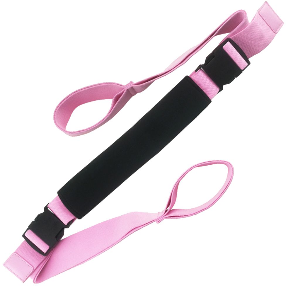 Flexibility Yoga Elastic Stretch Strap Belt for Exercise Fitness - Pink ...
