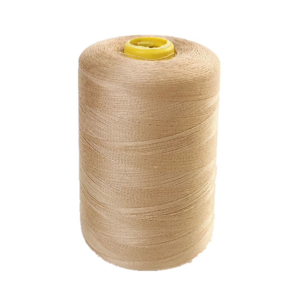 Cotton Thread Sewing Thread Reel String For Sewing Machine 3000m -Beige ...