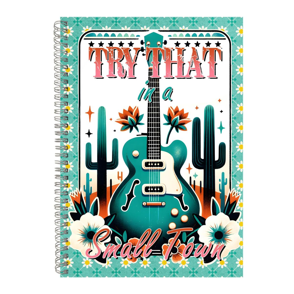 Try that A4 Notebook Spiral and Lined Trendy Music Graphic Notepad Gift ...