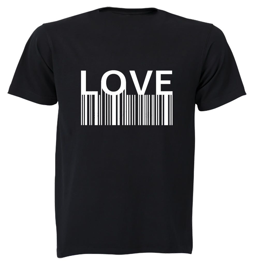 Love Barcode - Valentine - Adults - T-Shirt | Shop Today. Get it ...