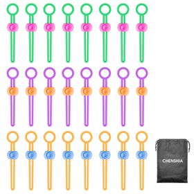 Chenshia Kitchen Versatile Reusable Zipper Bag Clips, Food Sealing ...