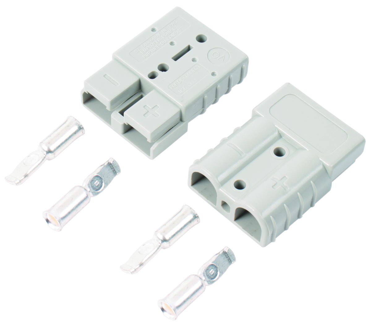 Set of 2 x 50 Amp Grey Anderson Plug / Quick Connector | Shop Today ...