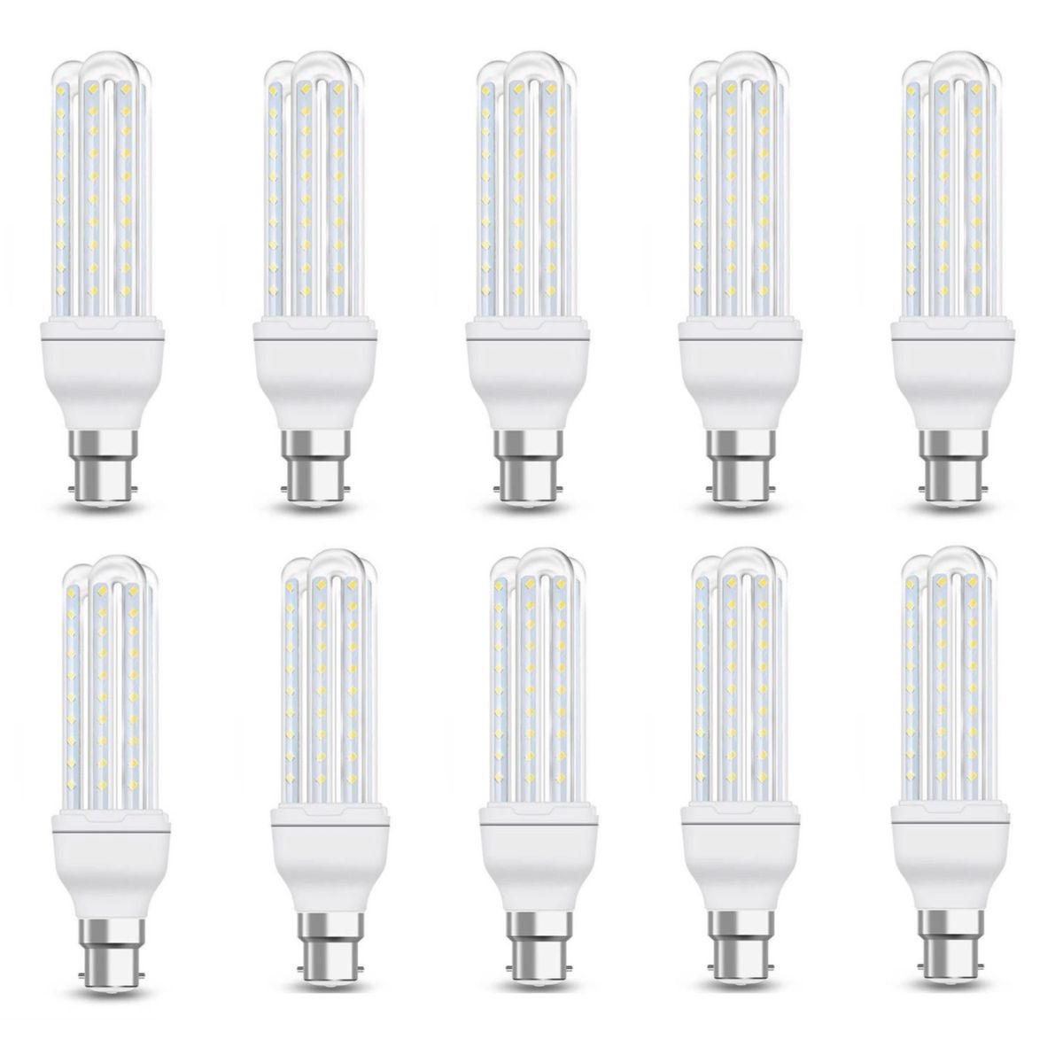 10 Pack - B22 12W LED Corn Light Bulb (Cool White) | Shop Today. Get it ...