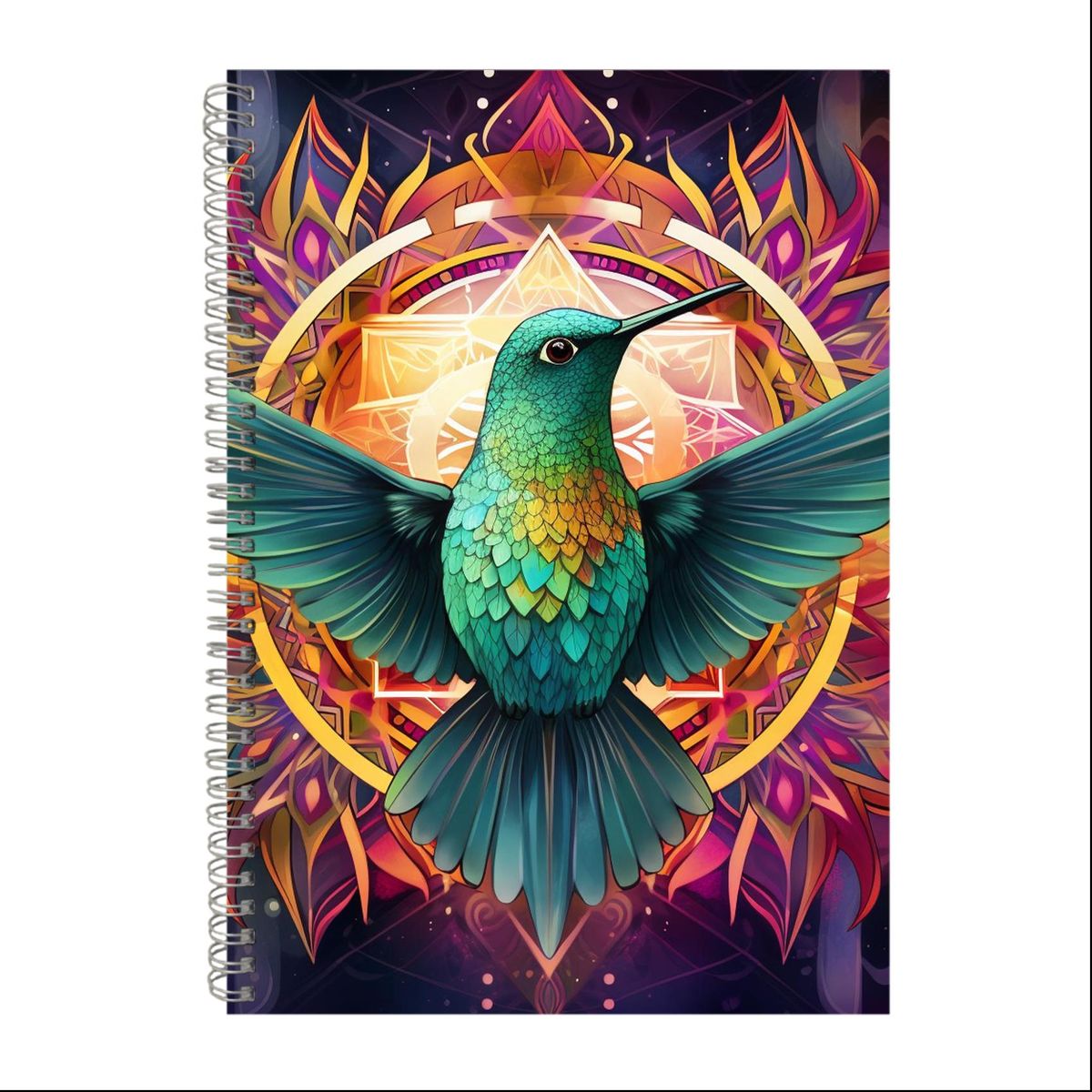 Psychedelic Hummingbird 2 Gift Idea A4 Notepad 248 | Shop Today. Get it ...