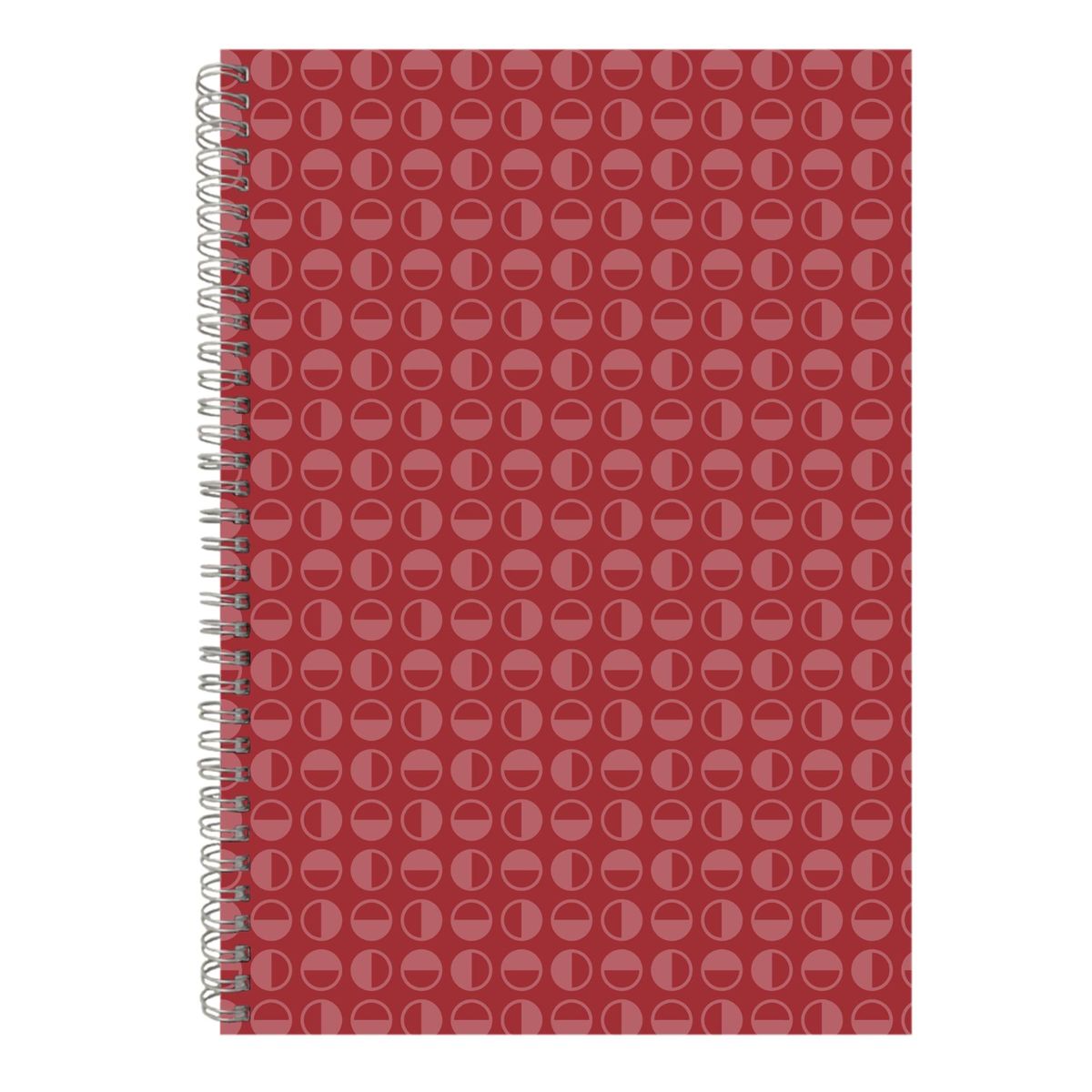 Pattern19 A4 Notebook Spiral and Lined Red and Blue Graphic Notepad ...