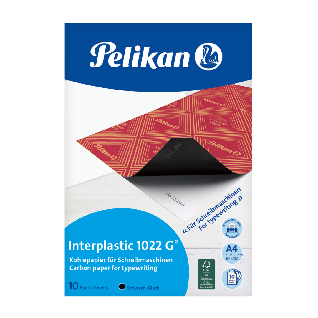 Pelikan Black Carbon Paper A4 for Typewriters, Mess-Free Copy Transfer ...