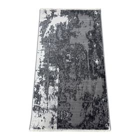 Grey, White Modern Machine Made Rug - 150 x 80 cm | Shop Today. Get it ...