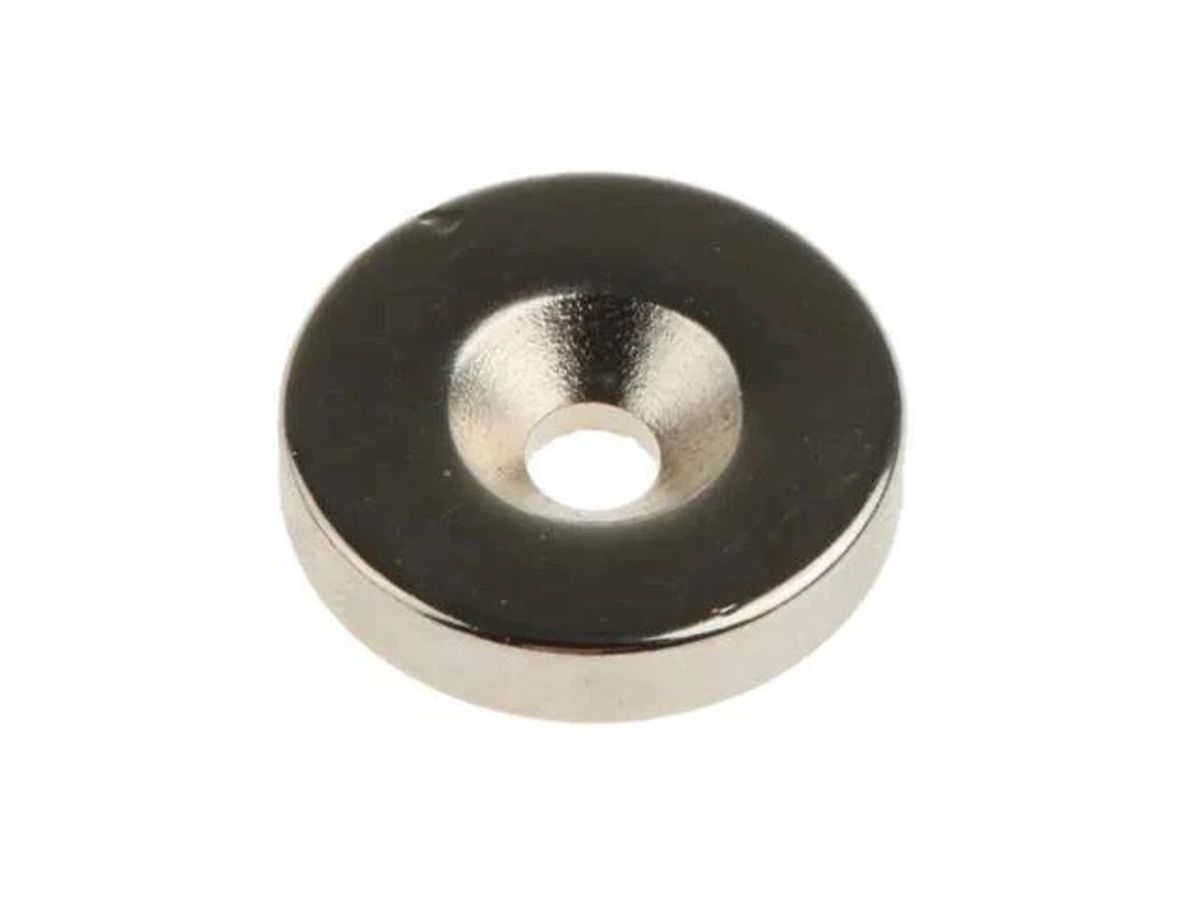 Neodymium Countersunk Ring Magnet 10mm Diameter | Shop Today. Get it ...