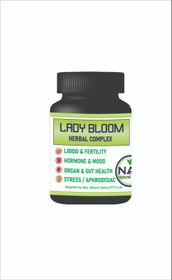 Lady Bloom (Fertility Booster) Natural Supplement Blend - 60 Capsules ...