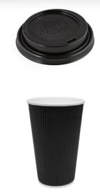 8 Oz/ 240 ML Ripple Wrap Hot Cups With Lid (PACKED 500) | Shop Today ...