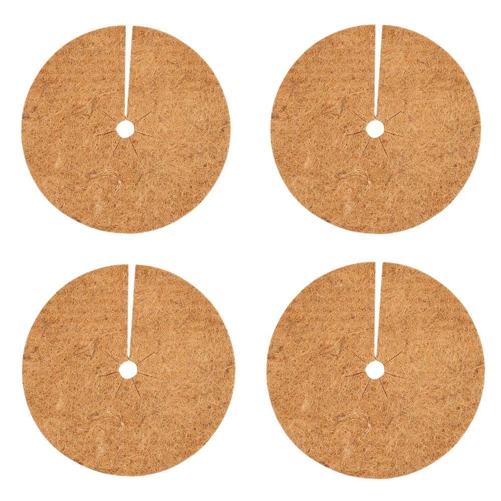 Garden Protection Tree Ring Coconut Mulch Cover Plant Pad (60cm) Set Of ...