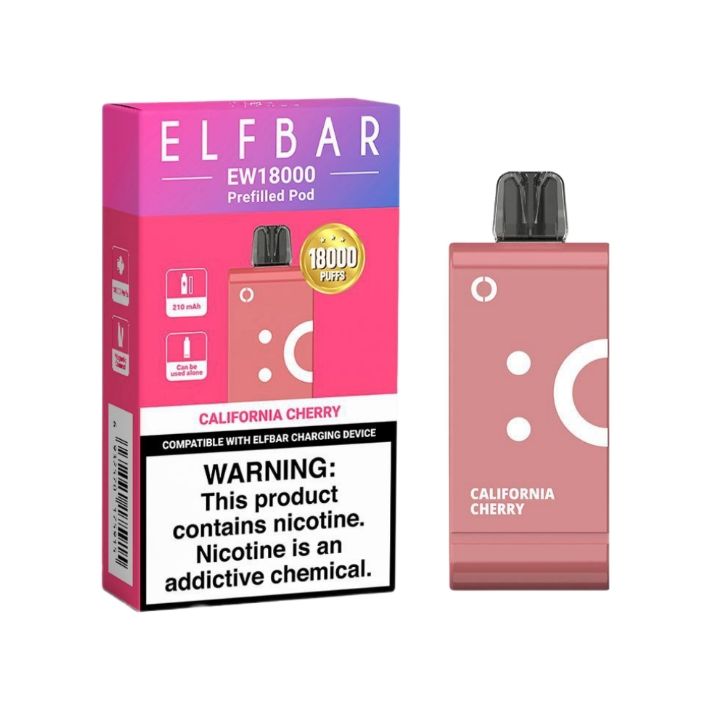 ElfBar 18000 Puffs Disposable Pod - California Cherry | Shop Today. Get ...