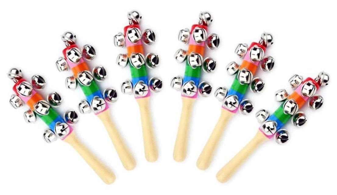 Jingle Hand Bells 19.5cm - Kids Music Instrument - 6 Piece Set | Shop ...