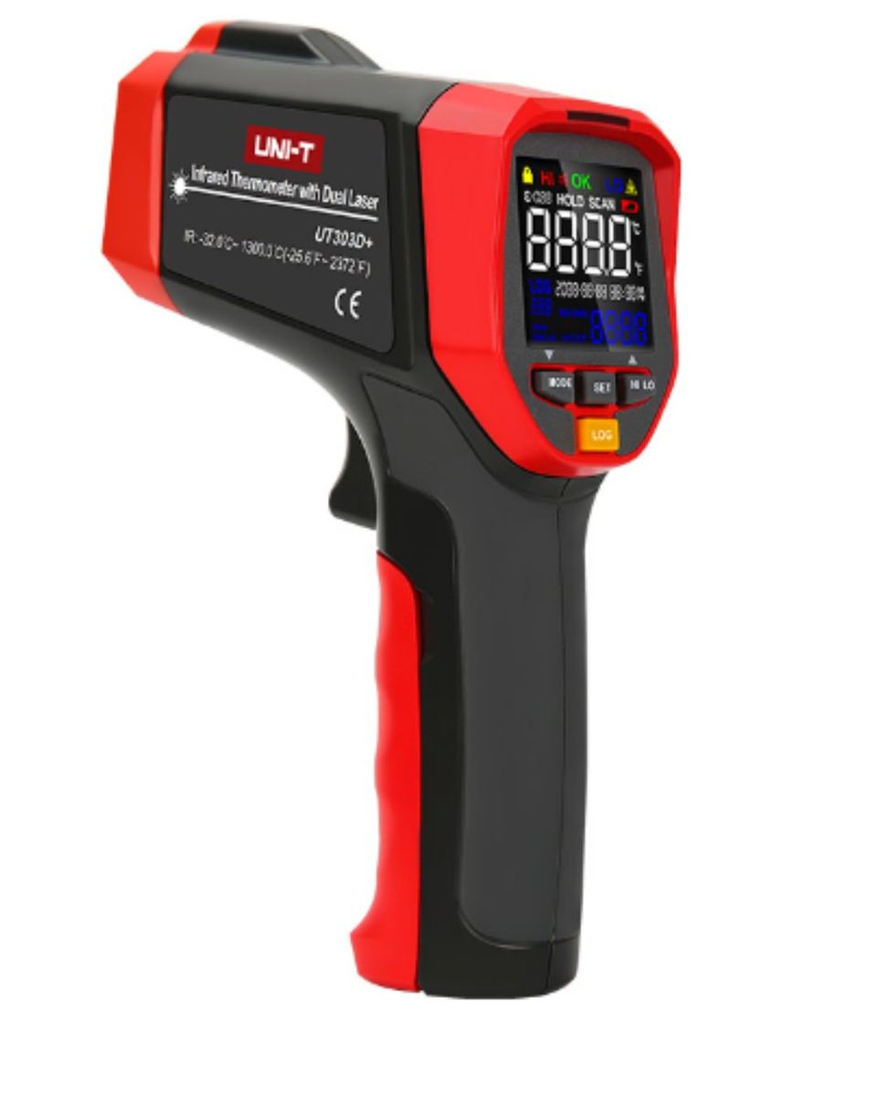 UNI-T UT302C+ Infrared Thermometer -32 C to 1100 C, Non-Contact ...