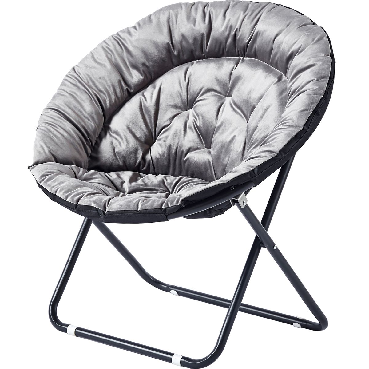 Folding Chair Portable Moon Chair Stool Camping Chair Lounger Patio ...