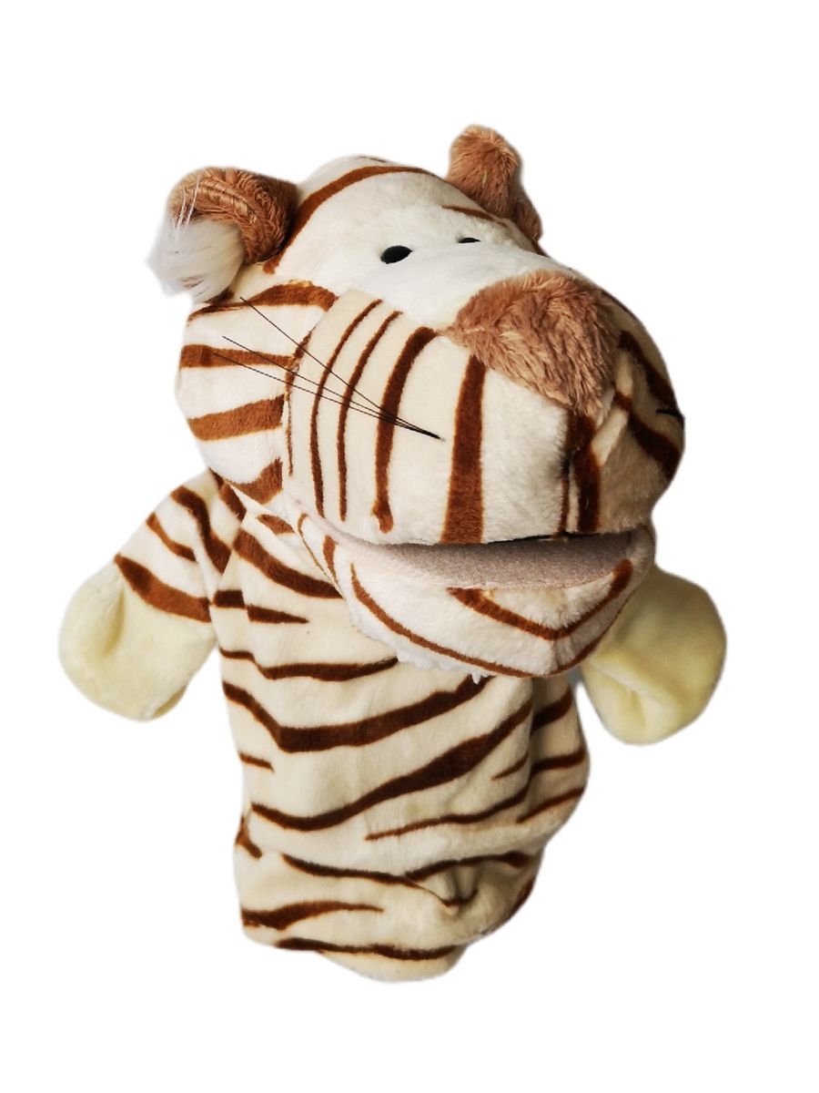 Hand Puppets - Soft Fury Animals - Fingers Control Hands & Mouth | Shop ...