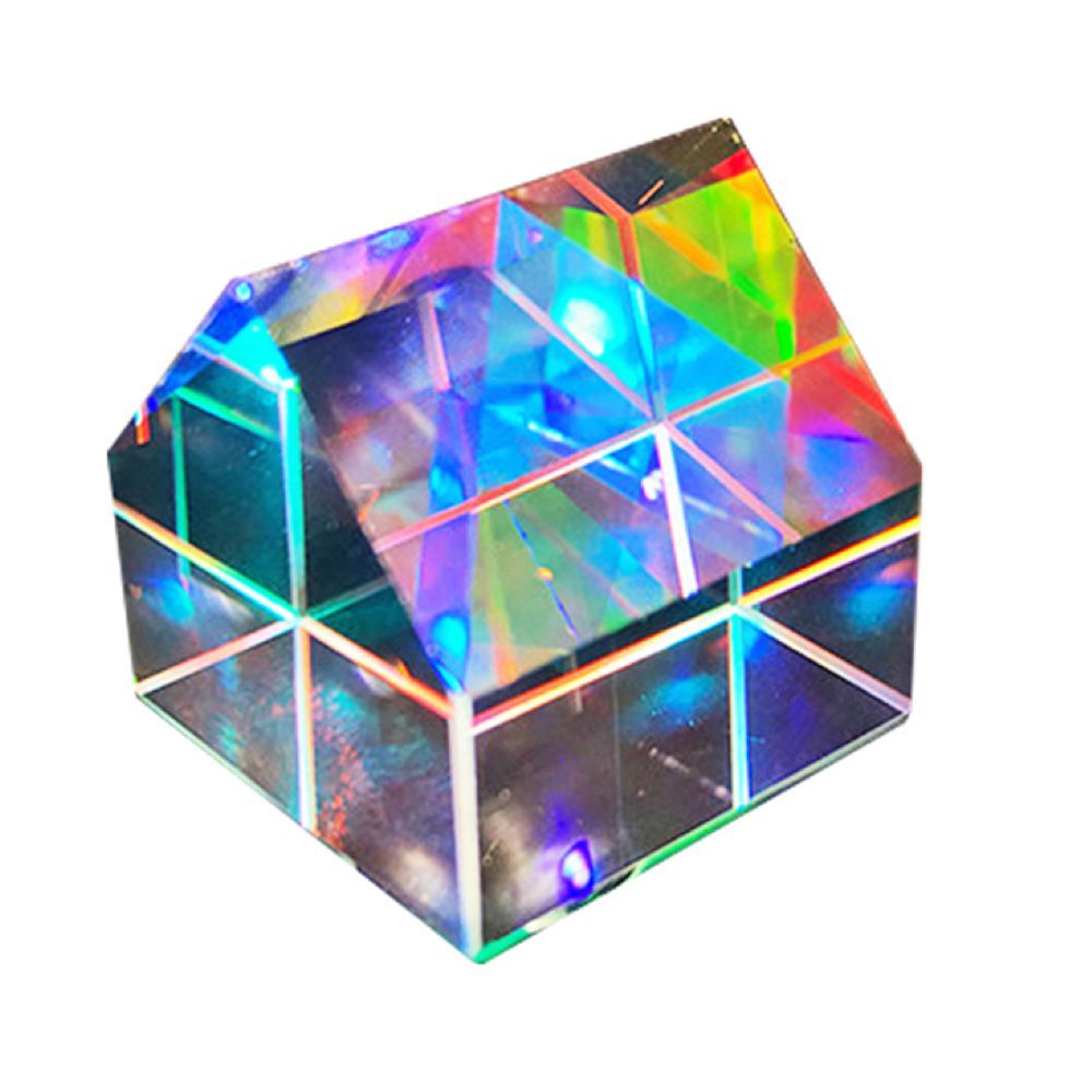 Home Mini Decor Crystal Ball Light Sun Catcher Fidget Toy 2cm House ...