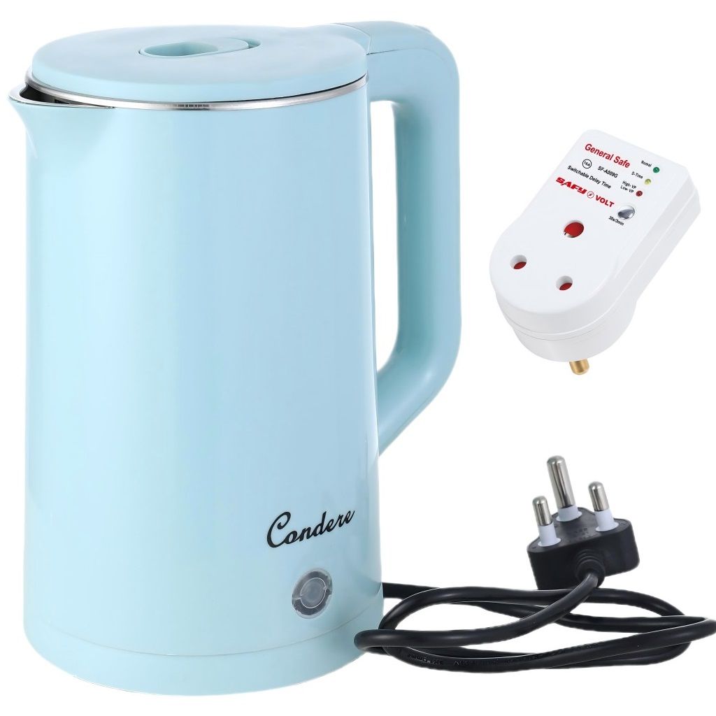 Condere Electric Kettle 2.0L with Voltage Protector,Hot Water Kettle ...