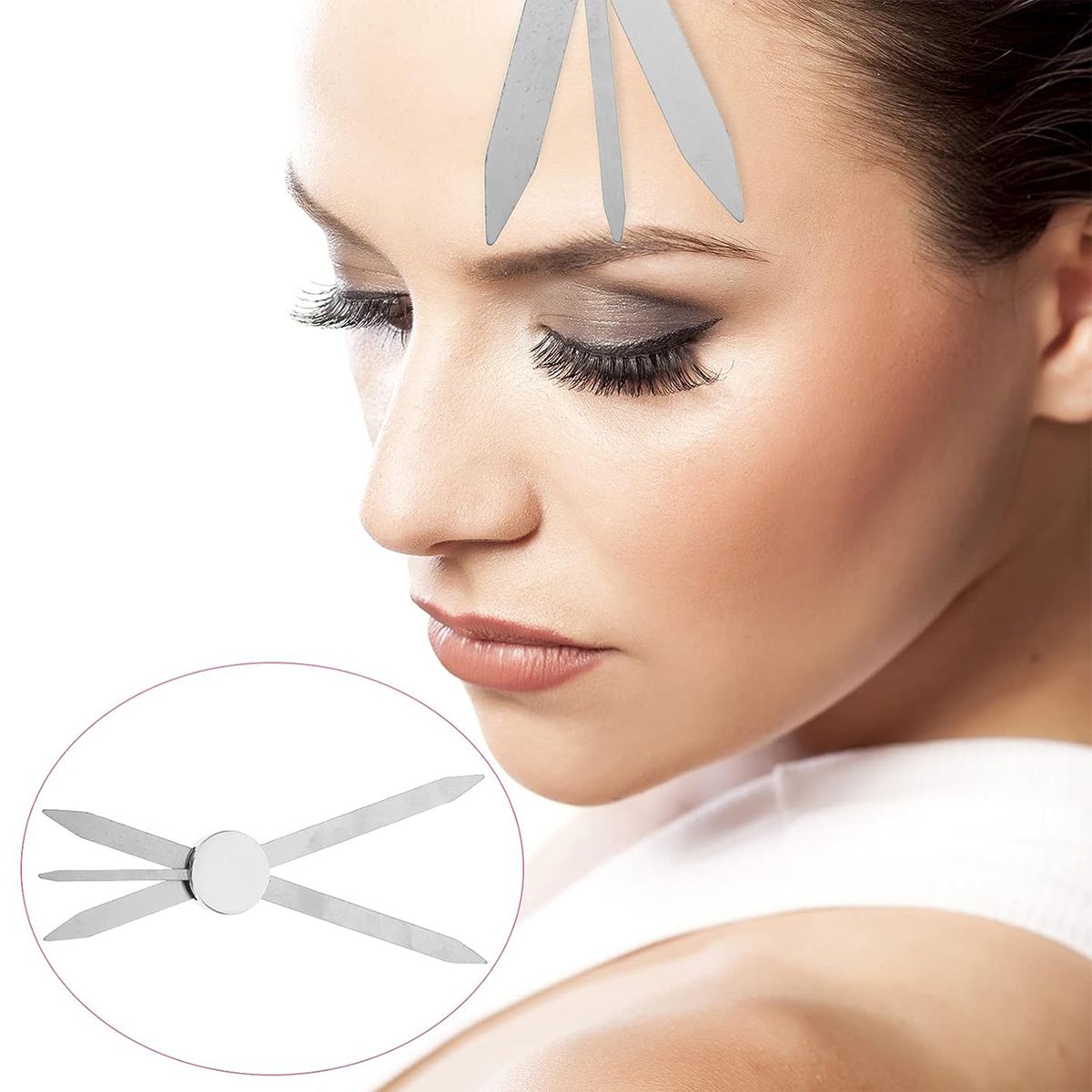 Eyebrow shaper Measure Ruler Makeup Thrush Eyebrow Position Mapping ...