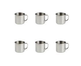 Stainless Steel Cups - 6 x 250ML | Shop Today. Get it Tomorrow ...