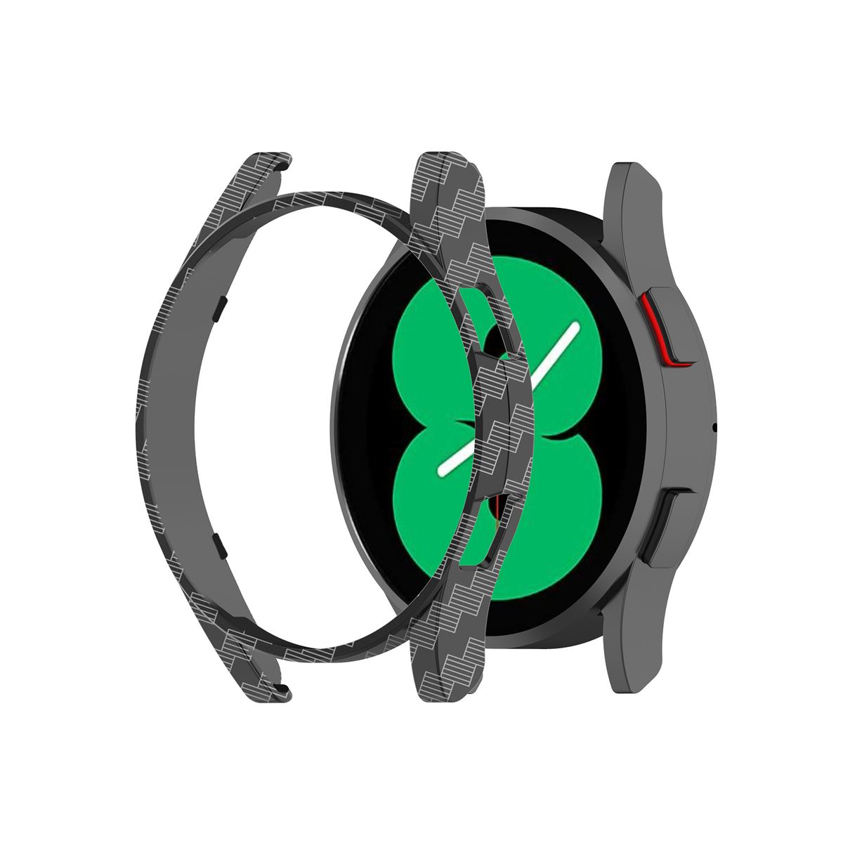 Case Frame for Samsung Galaxy Watch 4 (44mm) -Carbon Fibre | Shop Today ...