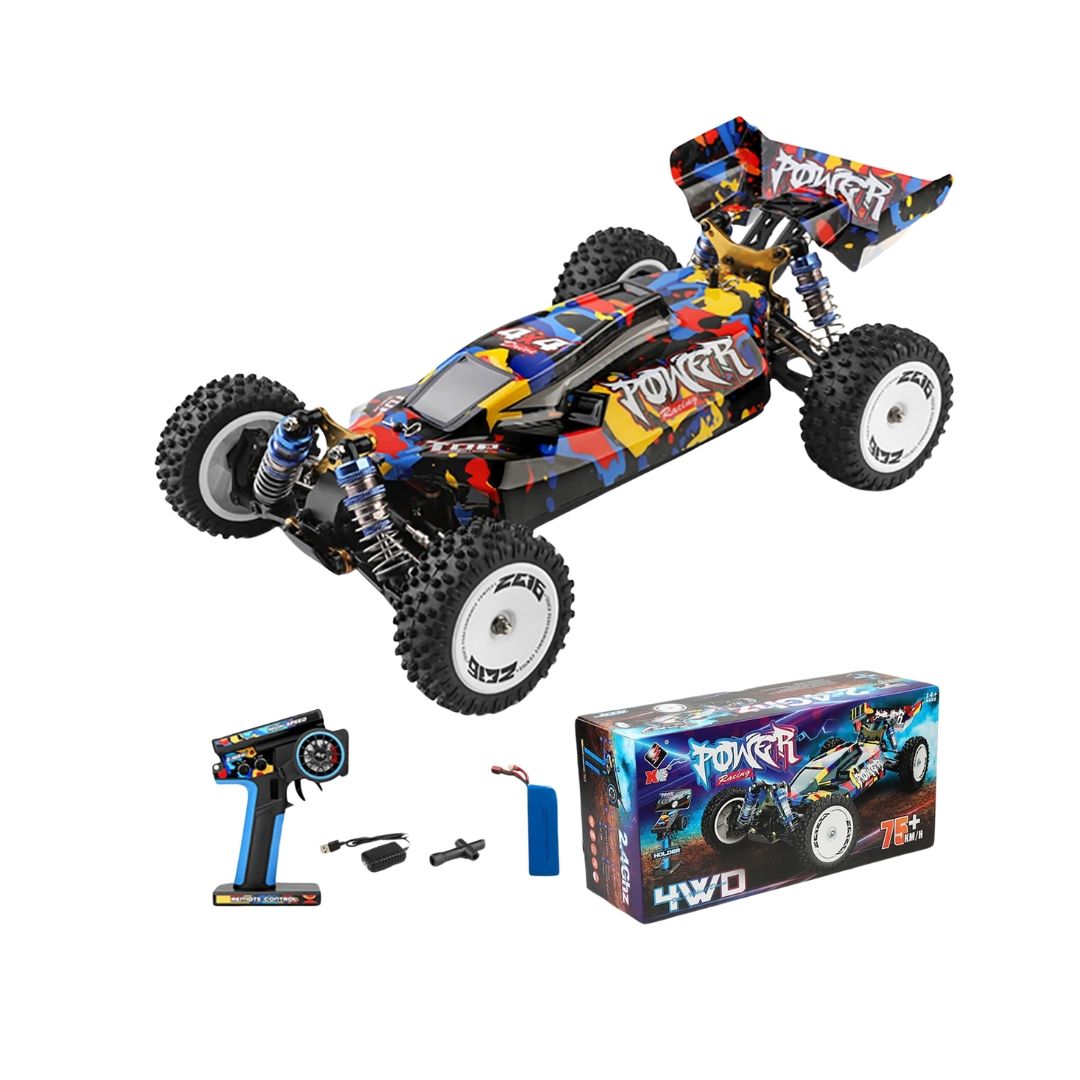 WL Toys-1/12 2.4G 4WD Brushless RC Car 75km/h-RTR with 2 Batteries ...