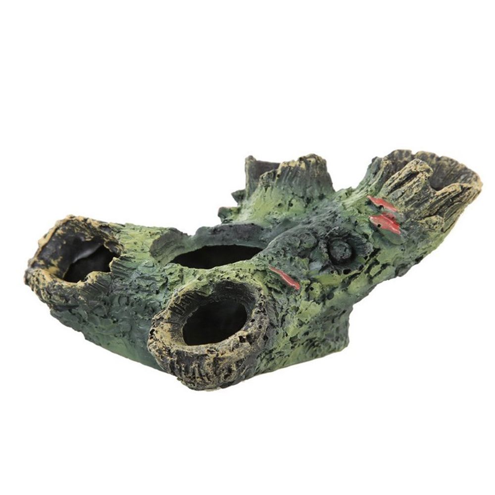 Pet Reptaile Aquarium Fish Tank Resin Trunk Driftwood Decoration (16cm ...