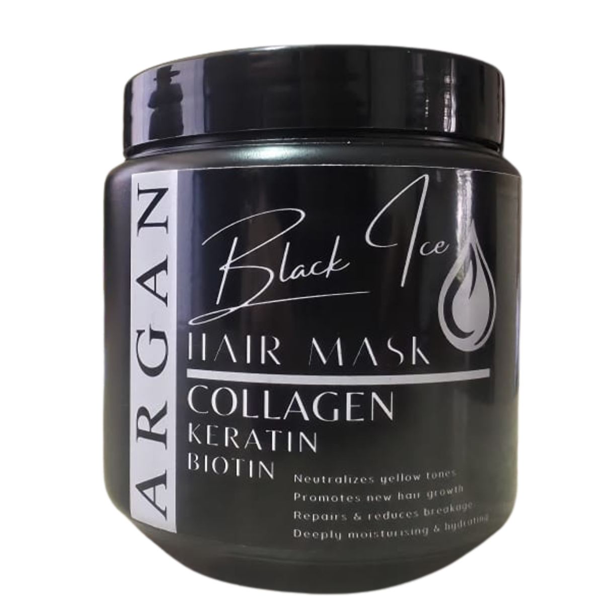 Black Ice Hair Mask - Blonde, Grey, White Hair + Collagen, Biotin ...