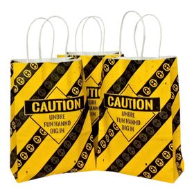 Caution Party Gift Bags with Handles | Shop Today. Get it Tomorrow ...